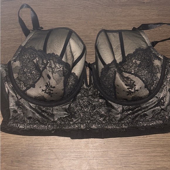 Cacique | Intimates & Sleepwear | Cacique Black Lace Underwire Bra ...
